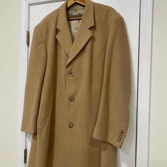 Jos. A. Bank | Jackets & Coats | Mens 44 Regular Camel Coatlike New ...